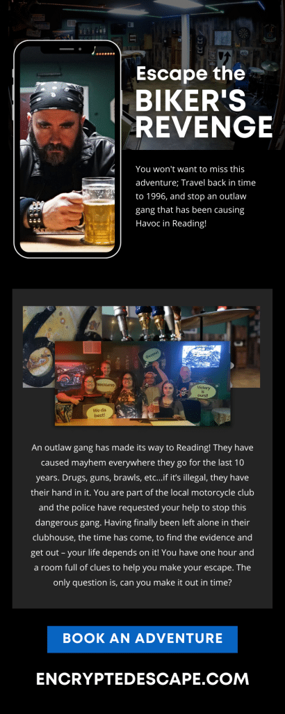 Escape the Biker's Revenge! - Encrypted Escape Room